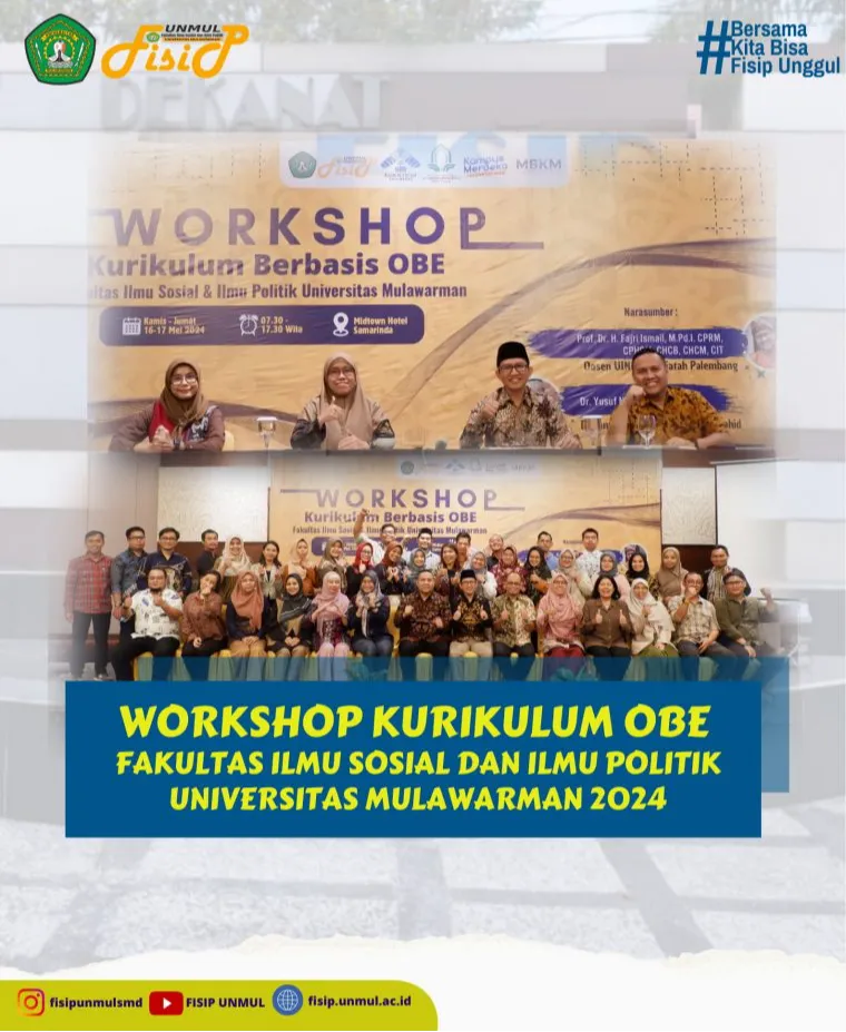 Dosen Program Studi Administrasi Publik Mengikuti Workshop Kurikulum Berbasis OBE (Outcome Based ...